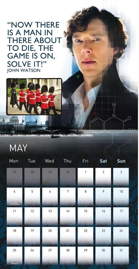 Sherlock - Wall Calendars 2015 | Buy at Europosters