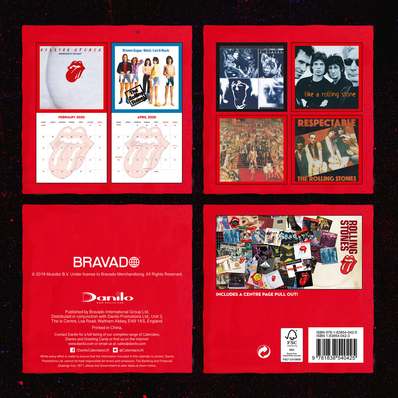 The Rolling Stones - Wall Calendars 2020 | Buy at UKposters