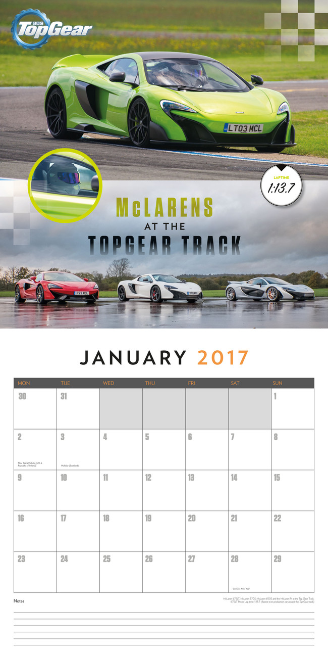 Top Gear - Wall Calendars 2017 | Buy at UKposters