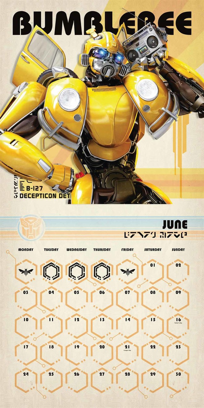 Transformers – Bumblebee - Wall Calendars 2019 | Buy at UKposters