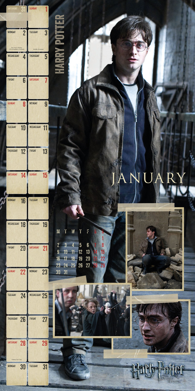 Harry Potter - Calendriers 2017 | Achetez sur Europosters