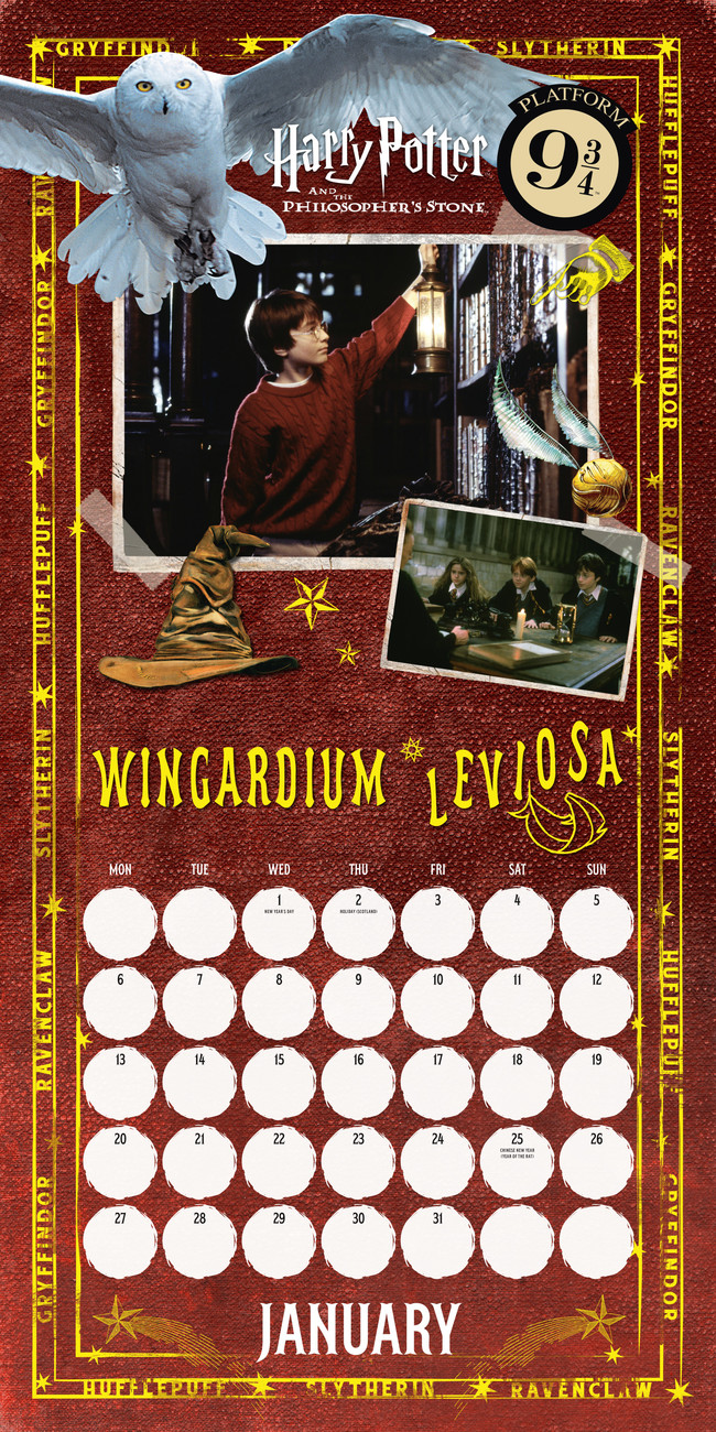 Harry Potter - Calendriers 2020 | Achetez sur Europosters