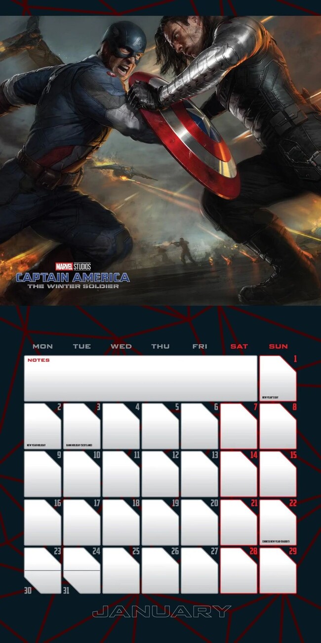 Marvel Comics - Calendriers 2023 | Achetez sur Europosters