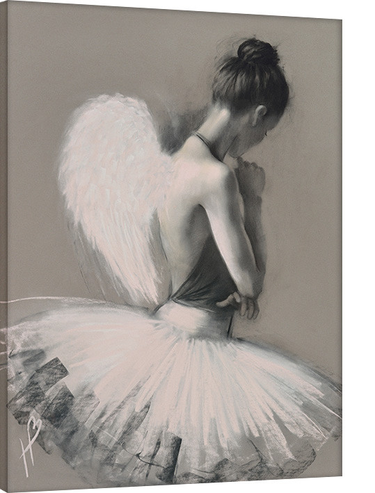 Canvas Wall Art Hazel Bowman - Angel Wings II | Canvas Prints | UKposters