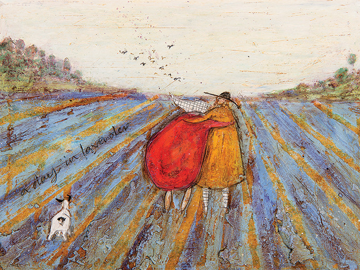Canvas Wall Art Sam Toft - A Day in Lavender | Canvas Prints | UKposters