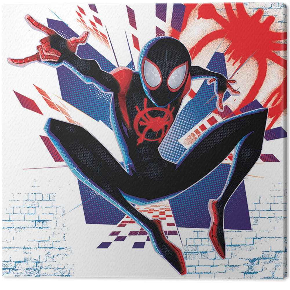 Canvas Wall Art Spider-Man: Into The Spider-Verse - Buildings | Canvas ...