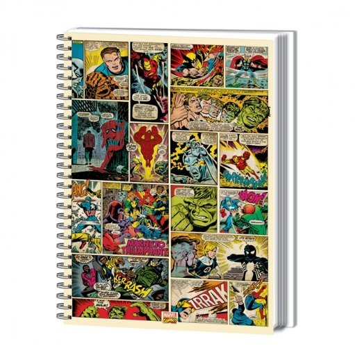 Cahier MARVEL COMIC STRIP - A4 | Idées de cadeaux originaux | Europosters