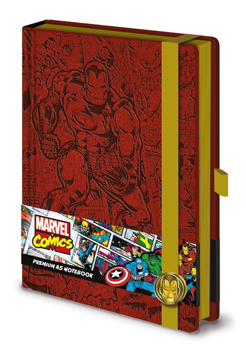 Cahier Marvel - Iron Man A5 Premium | Idées de cadeaux originaux ...