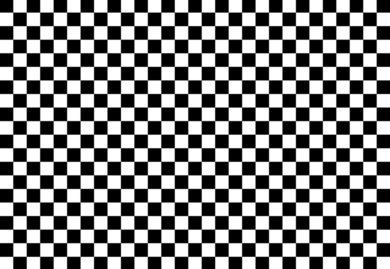 Carta da parati - Black And White Checkered Pattern | EuroPosters.it