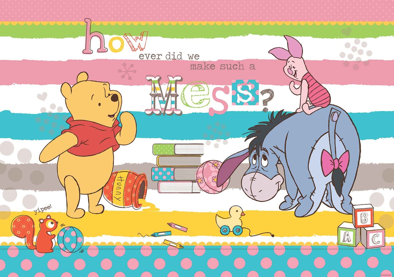 Carta da parati - Disney Winnie Pooh Ih-Oh Pimpi | EuroPosters.it