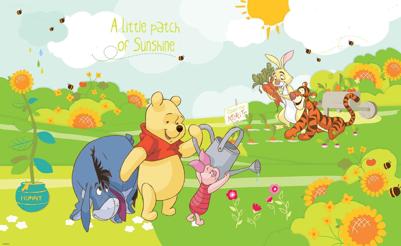 Carta da parati - Disney Winnie Pooh Ih-Oh Pimpi Tigro | EuroPosters.it