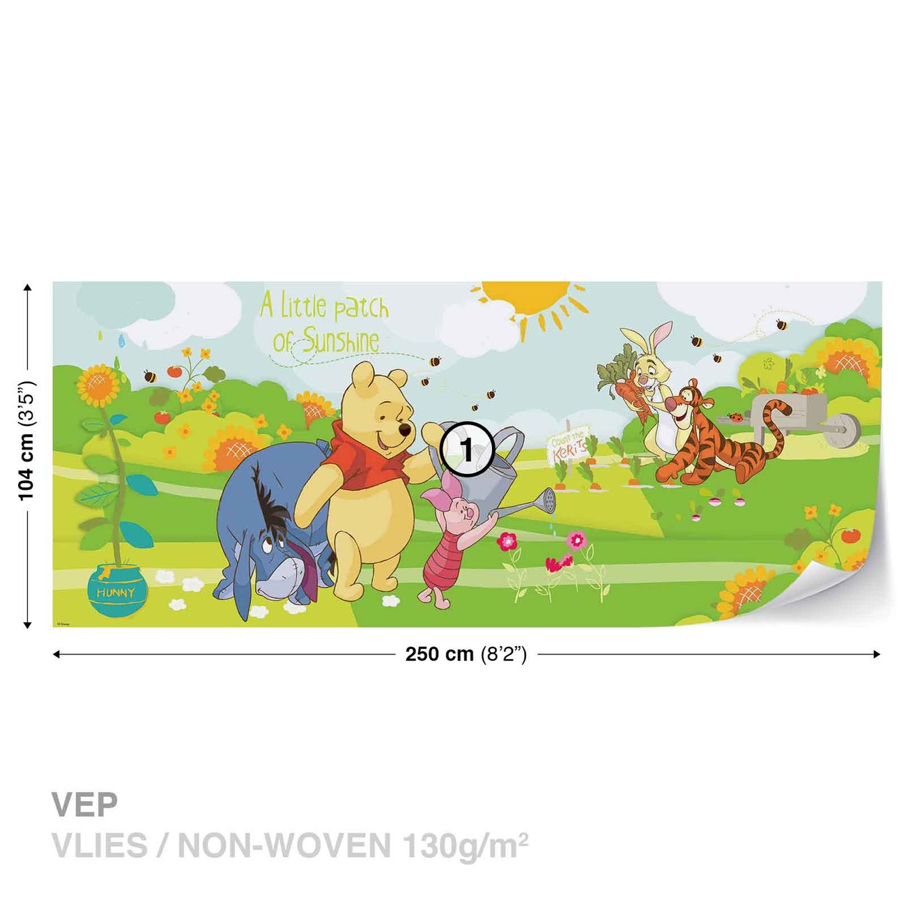 Carta da parati - Disney Winnie Pooh Ih-Oh Pimpi Tigro | EuroPosters.it