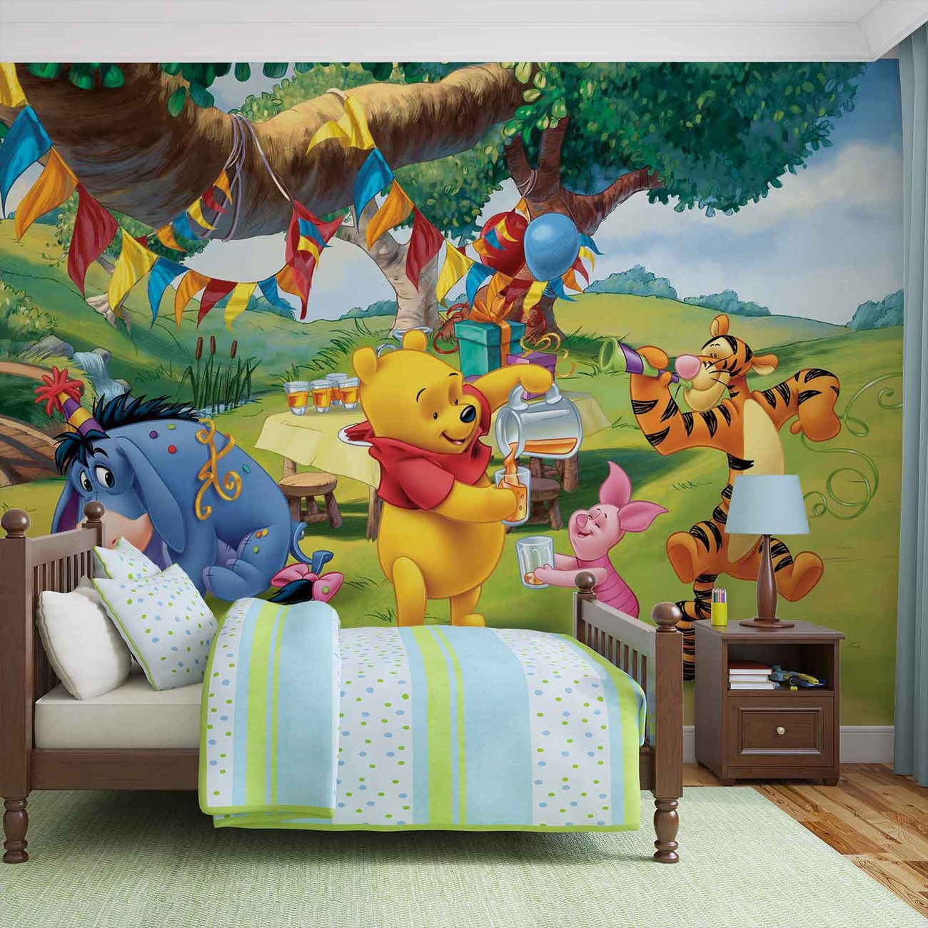 Carta da parati - Disney Winnie Pooh Pimpi Tigro Ih-Oh | EuroPosters.it
