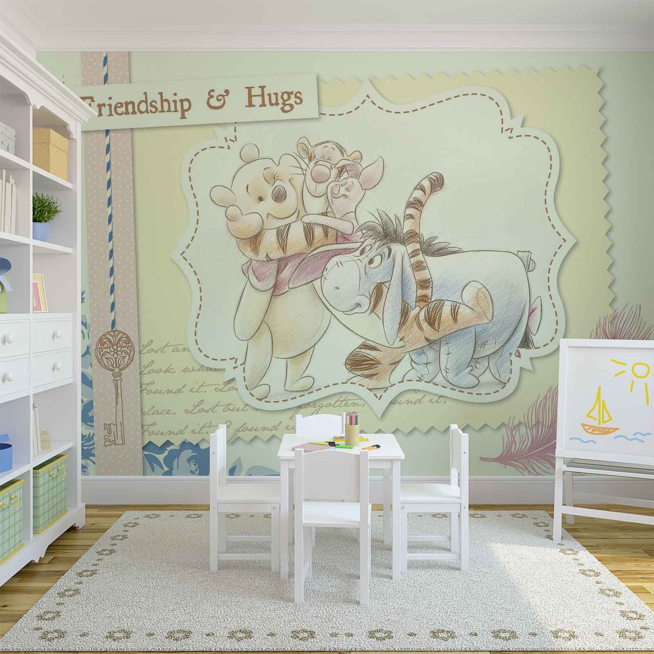 Carta da parati - Disney Winnie Pooh Pimpi Tigro Ih-Oh | EuroPosters.it