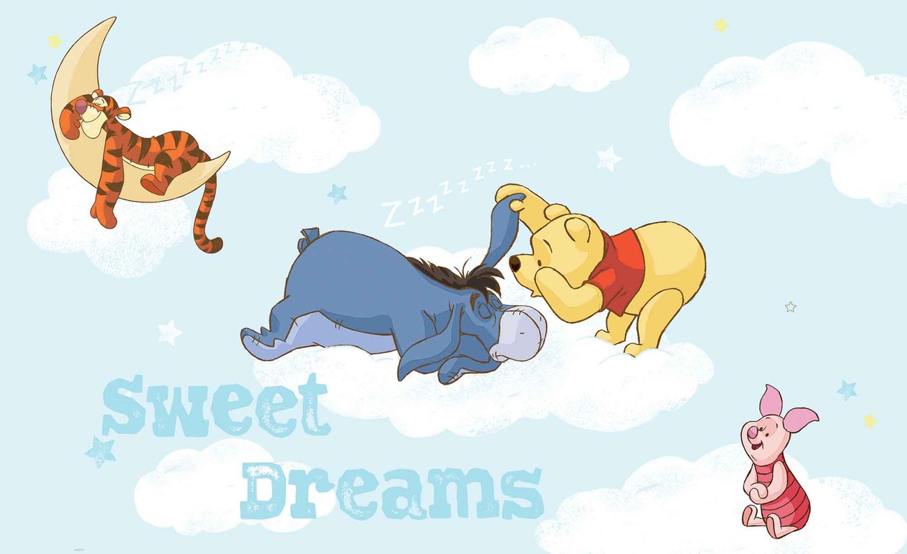 Carta da parati - Disney Winnie Pooh Pimpi Tigro Ih-Oh | EuroPosters.it