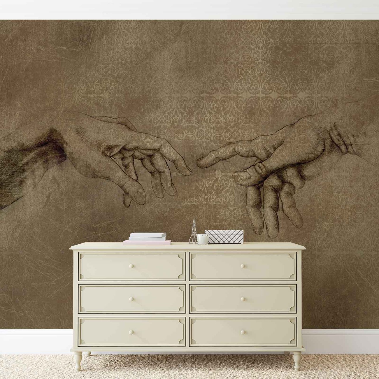 Carta da parati - Michaelangelo Creazione di Adamo | EuroPosters.it