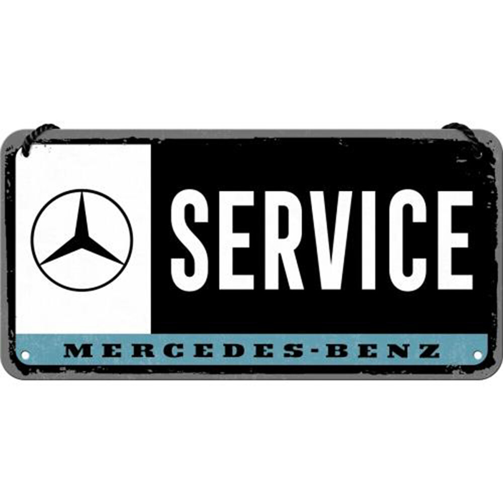 Mercedes-Benz - Service | Letreros retro coleccionables para tu pared
