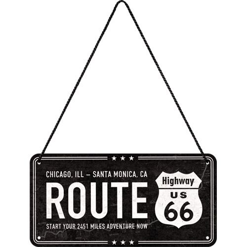 Route 66 - Chicago - Santa Monica | Letreros retro coleccionables para ...
