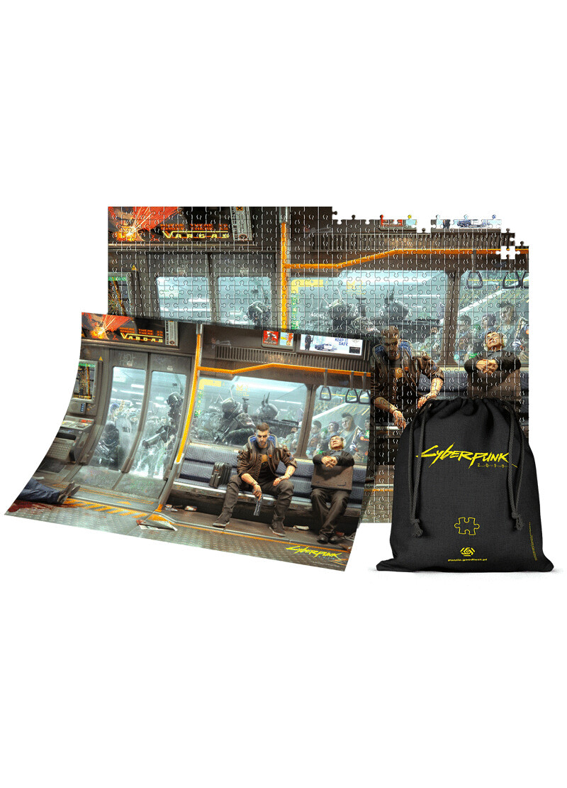 Puzzle Cyberpunk 2077 - Metro | Eredeti ajándék ötletek | Europosters