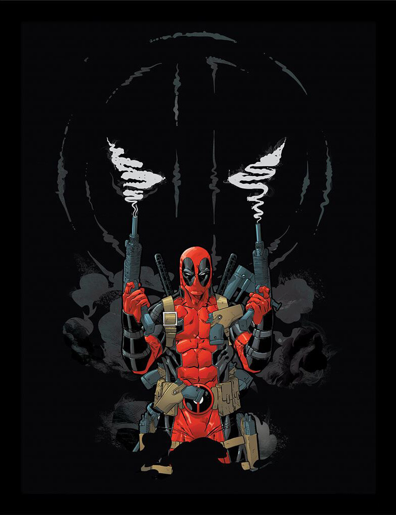 Deadpool - Guns Framed poster | Buy at UKposters