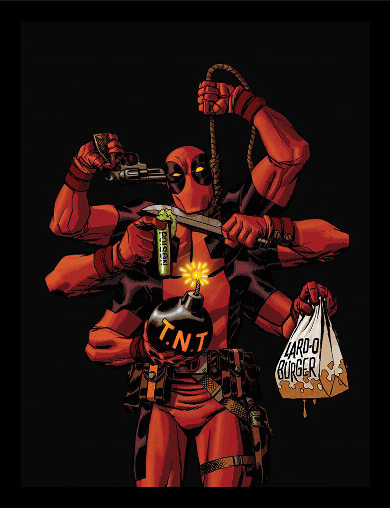 Deadpool - Many Arms Framed poster | Buy at UKposters