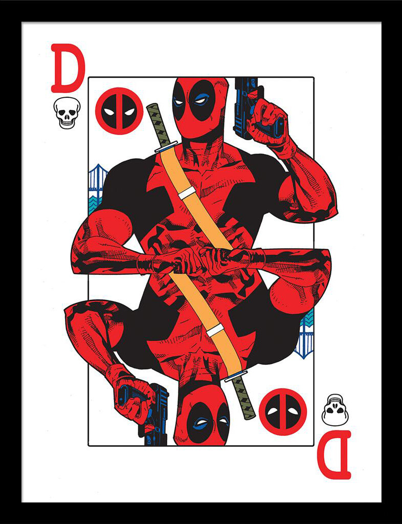 Deadpool - Playing Card Framed poster | Buy at UKposters