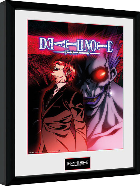 Poster encadré Death Note - Light & Ryuk | Posters, tableaux | Europosters