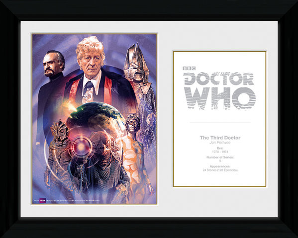 Doctor Who - 3rd Doctor Jon Pertwee Framed poster | Buy at UKposters