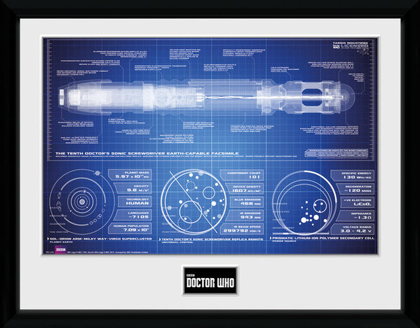 Doctor Who - Sonic Screwdriver Framed poster | Buy at UKposters