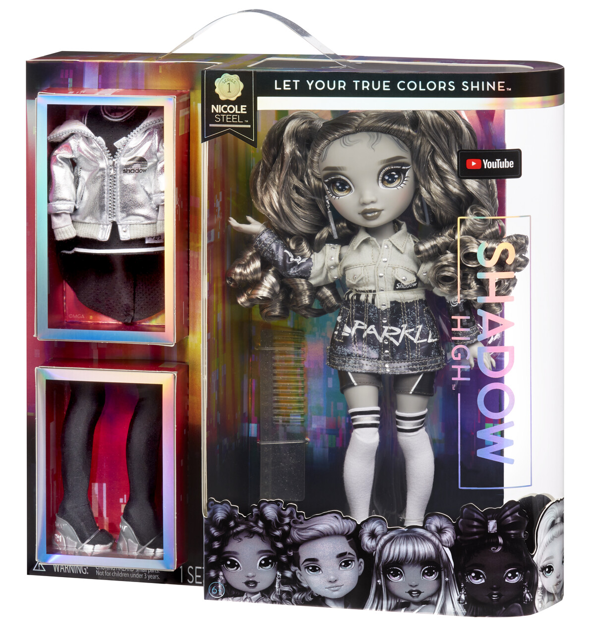 Doll Rainbow High - Shadow High - Doll S1- Nicole Steel | Tips for ...