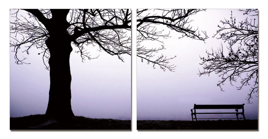 Drizzly morning in the park Modern kép, Többrészes kép | Europosters.hu