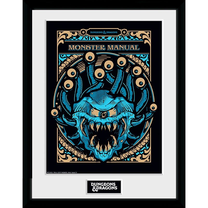 Dungeons & Dragons - Monster Manual Framed poster | Buy at UKposters