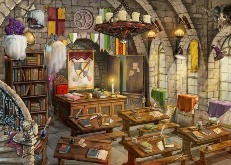 Puzzle Exit KIDS: Wizard School | Idées de cadeaux originaux | Europosters