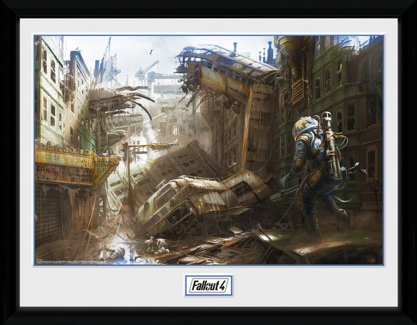 Lámina enmarcada Fallout 4 - Vertical Slice| Pósters, cuadros | Posters.es