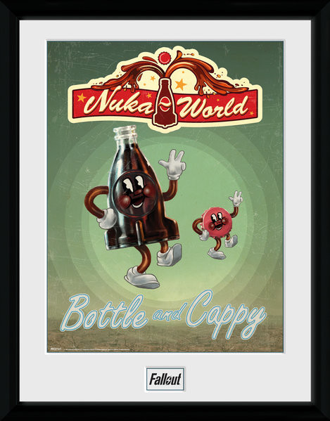 Fallout - Bottle and Cappy Framed poster | Buy at UKposters