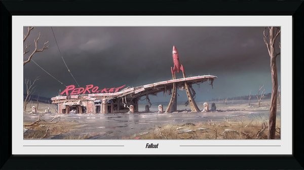 Poster con cornice Fallout - Red Rocket | Poster, quadri | Europosters