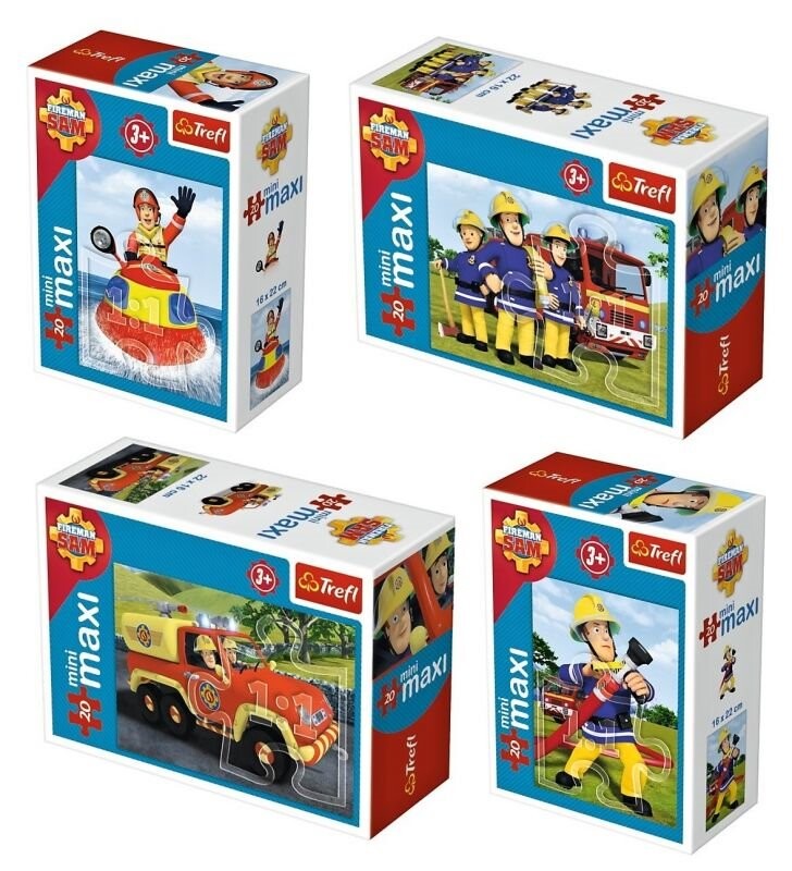 Jigsaw puzzle Fireman Sam 4in1 | Tips for original gifts | UKposters