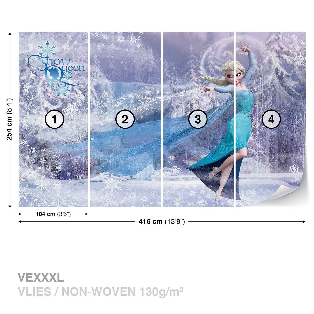Disney Frozen Elsa Fotobehang, Behang - Bestel nu op EuroPosters.nl