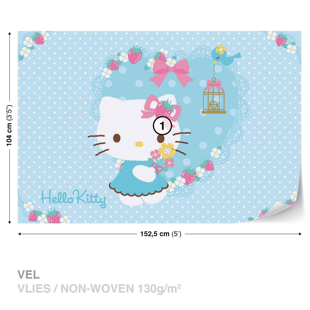 Hello Kitty Fotobehang, Behang - Bestel nu op EuroPosters.nl