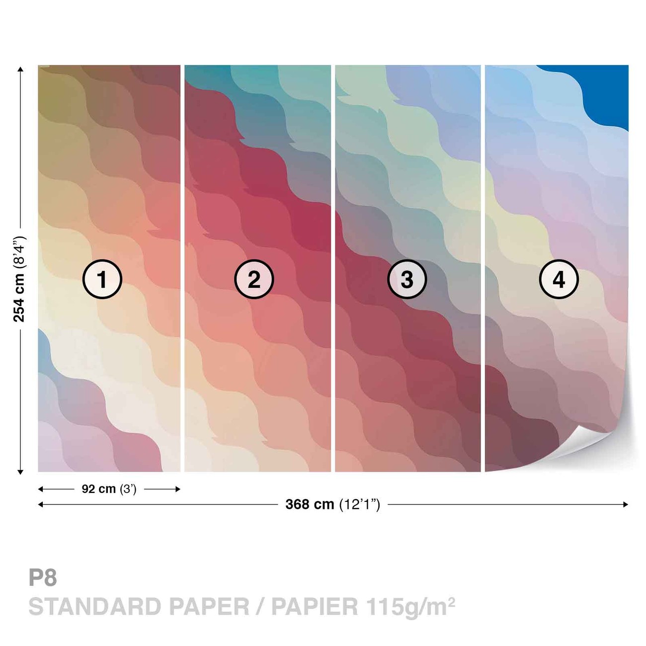 Fotomural Arte abstracto, Papel pintado | Posters.es