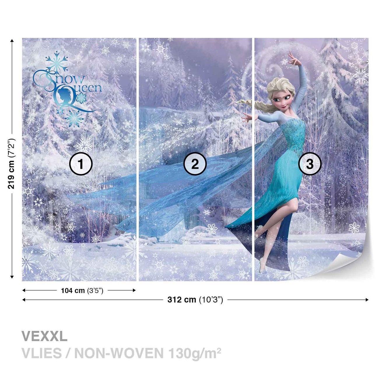 Fotomural Disney Frozen Elsa, Papel pintado | Posters.es