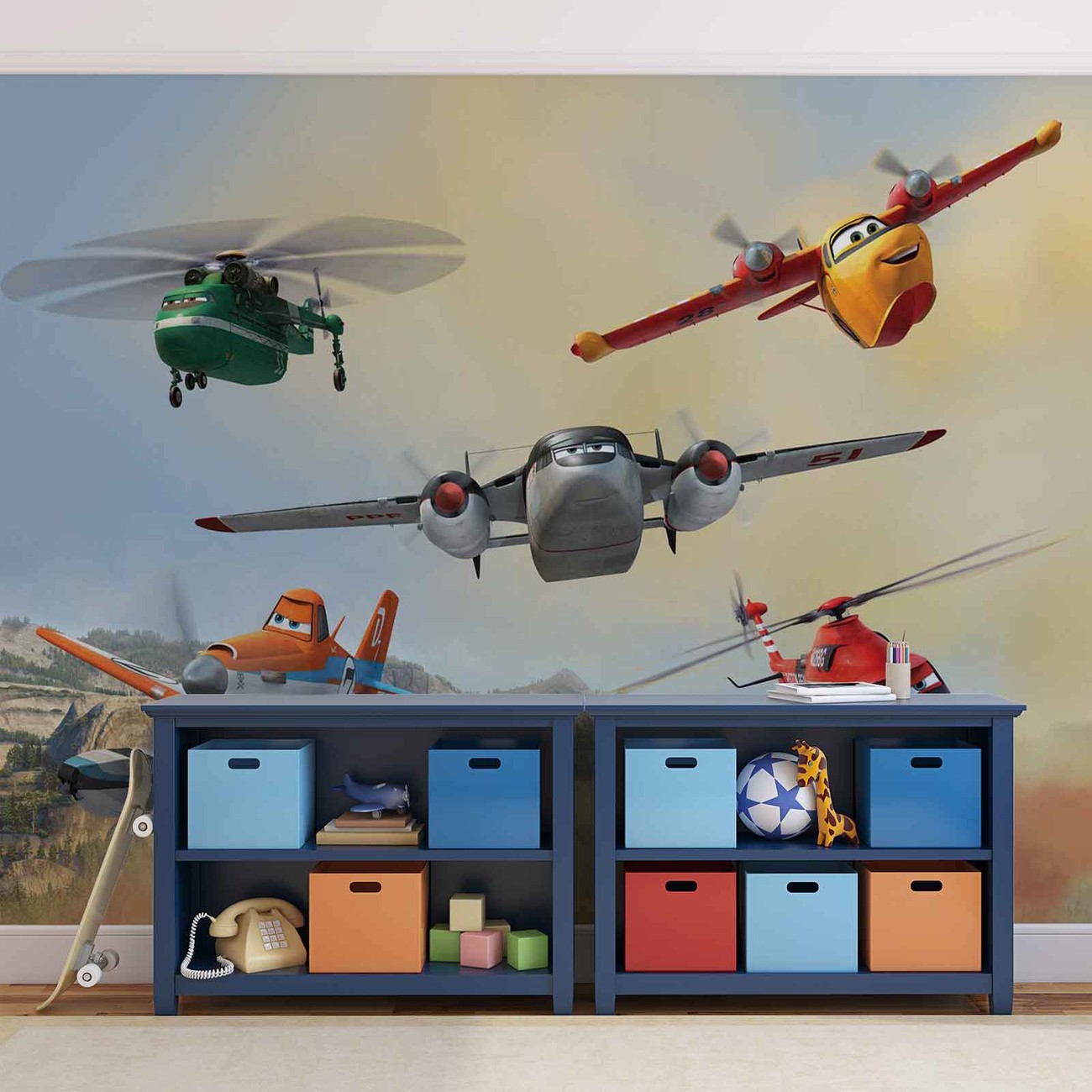 Fotomural Disney Planes Dusty Blade Dipper Cabbie, Papel pintado ...