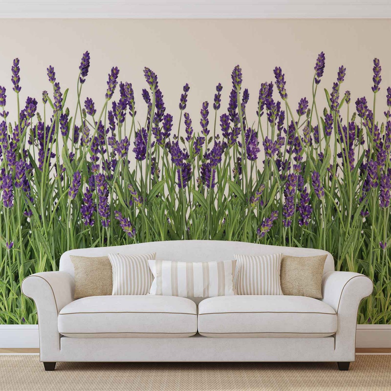 Fotomural Flores de lavanda, Papel pintado | Posters.es