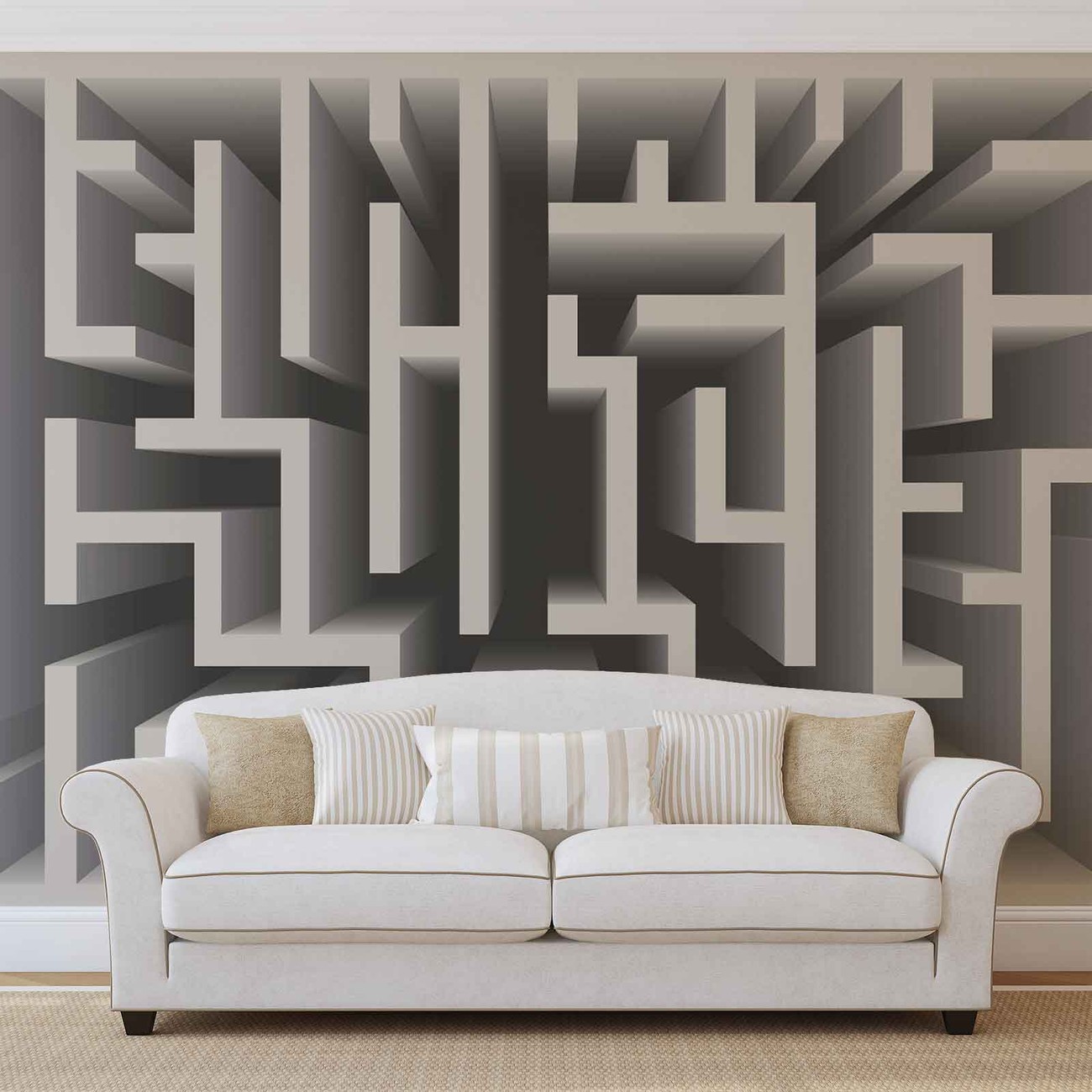 Fotomural Patron abstracto Moderno, Papel pintado | Posters.es