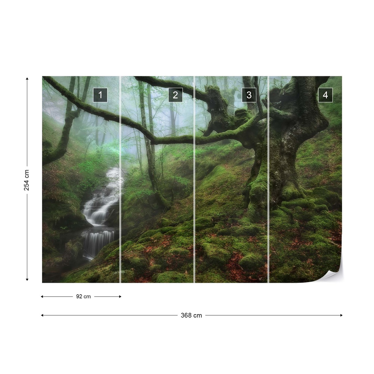 Fotomural The Enchanted Forest, Papel pintado | Posters.es