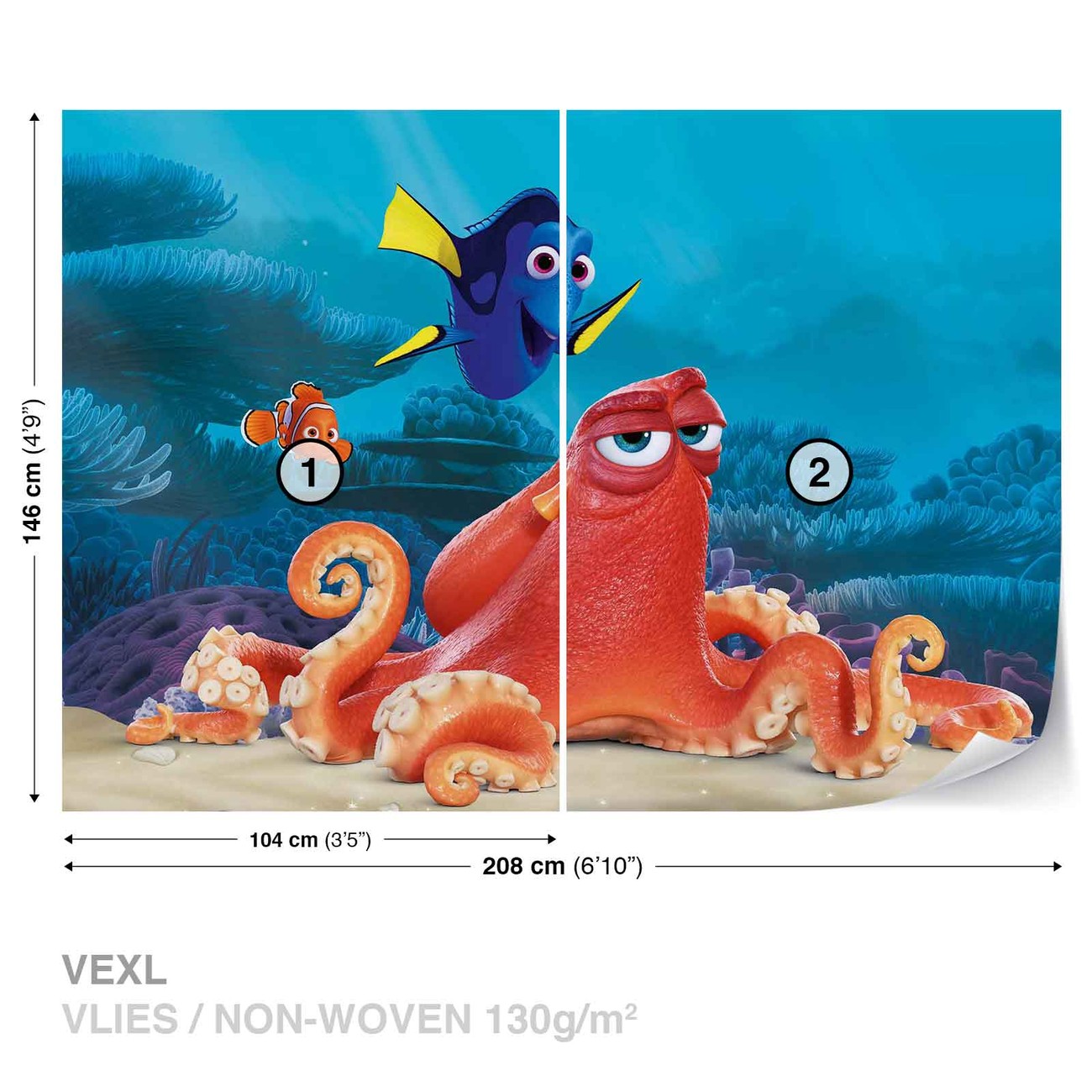 Disney Finding Nemo Dory Fotótapéta, Fali tapéta, Tapéta az Europosters ...