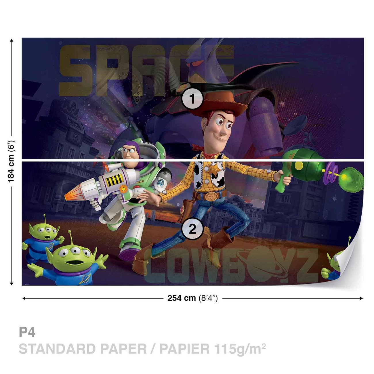 Toy Story Disney Fotótapéta, Fali tapéta, Tapéta az Europosters.hu-n