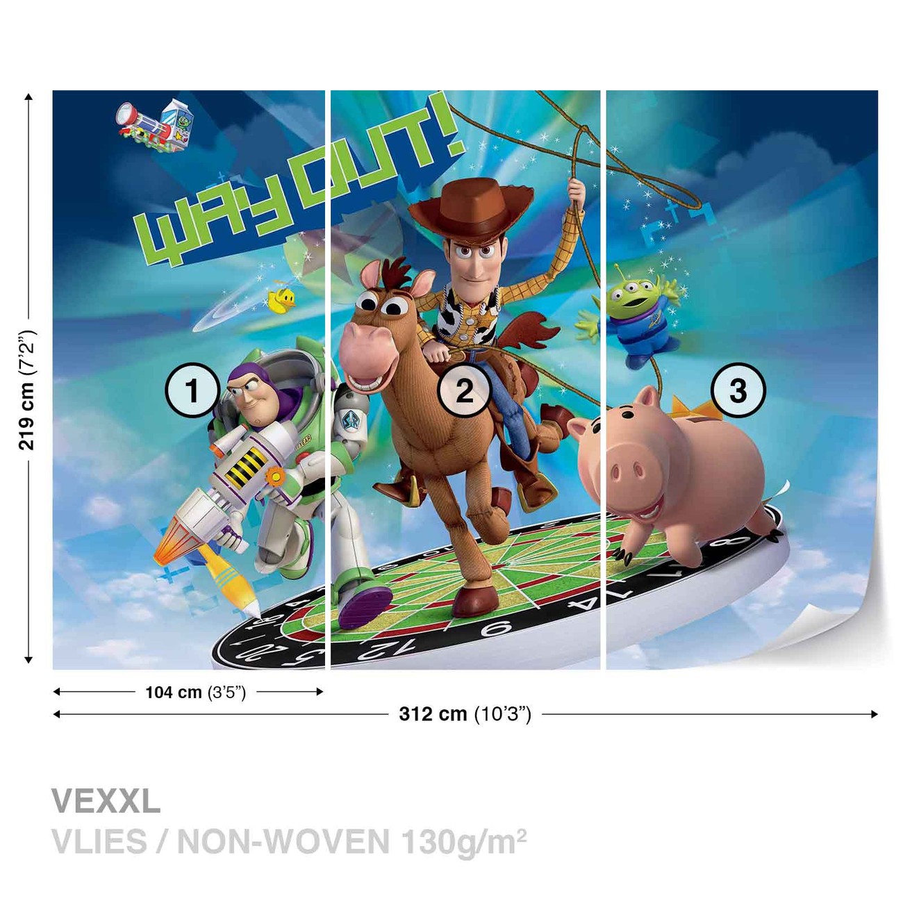 Toy Story Disney Fotótapéta, Fali tapéta, Tapéta az Europosters.hu-n