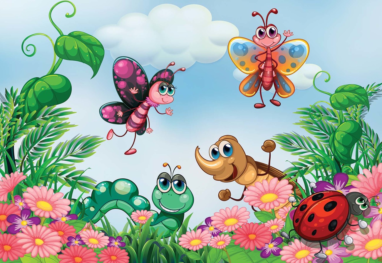 Fototapete, Tapete Cartoon Bugs bei EuroPosters - Kostenloser Versand