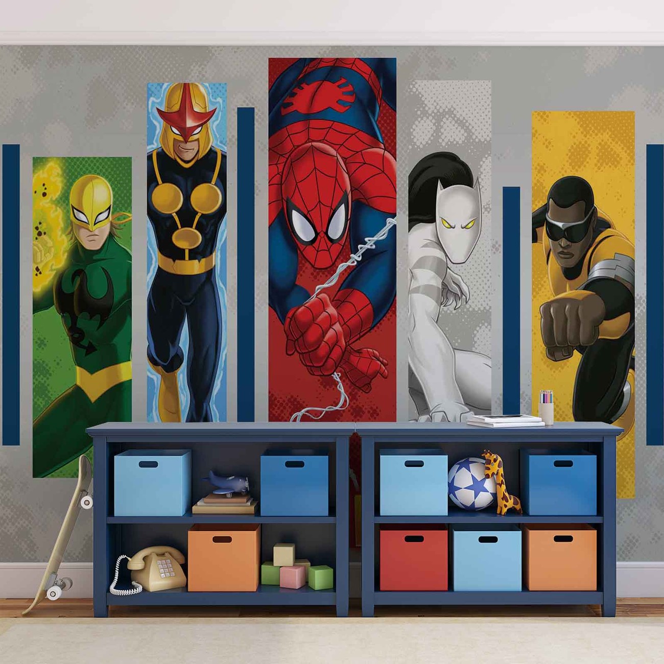 Fototapete, Tapete Marvel Comics Team Helden bei EuroPosters ...